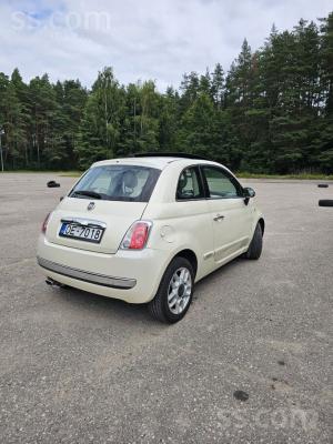 White Fiat 500 2008 in Riga, with an engine capacity of 1.40 L and mileage of 150 thousand km for 3500 €, photo 4 on AUTOMOTO.COM.LV
