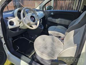 White Fiat 500 2008 in Riga, with an engine capacity of 1.40 L and mileage of 150 thousand km for 3500 €, photo 8 on AUTOMOTO.COM.LV