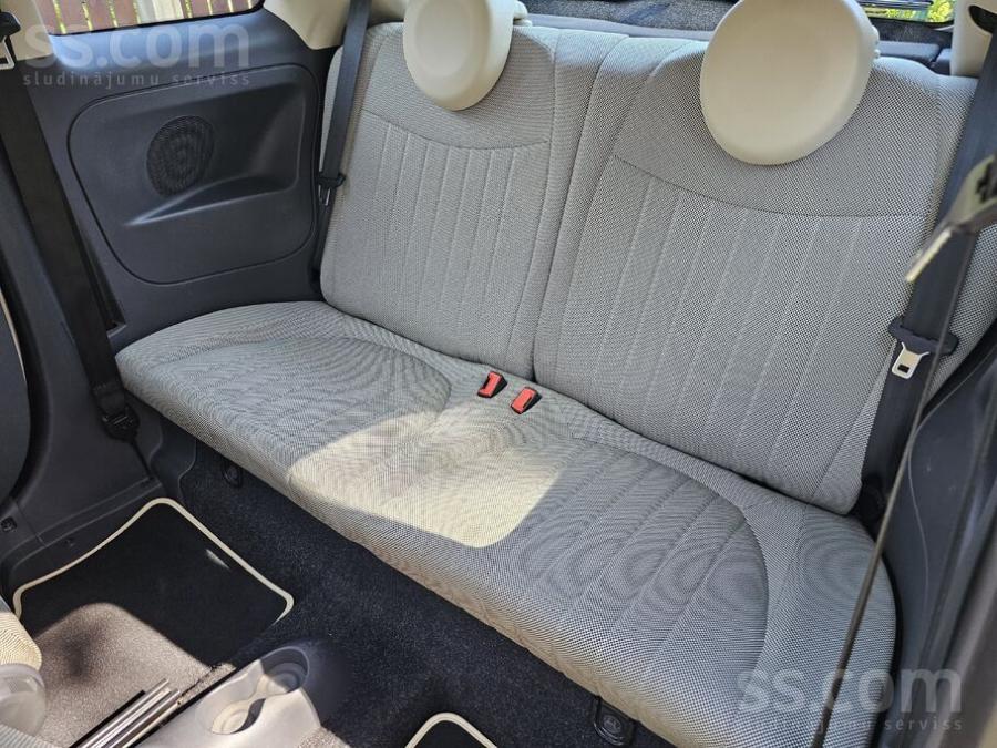 White Fiat 500 2008 in Riga, with an engine capacity of 1.40 L and mileage of 150 thousand km for 3500 €, photo 10 on AUTOMOTO.COM.LV