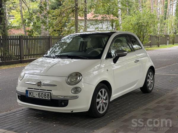 Белый Фиат 500 2008 в Юрмала, объемом двигателя 1.40 л и пробегом 196 тыс. км за 2200 €, фото 4 на AUTOMOTO.COM.LV