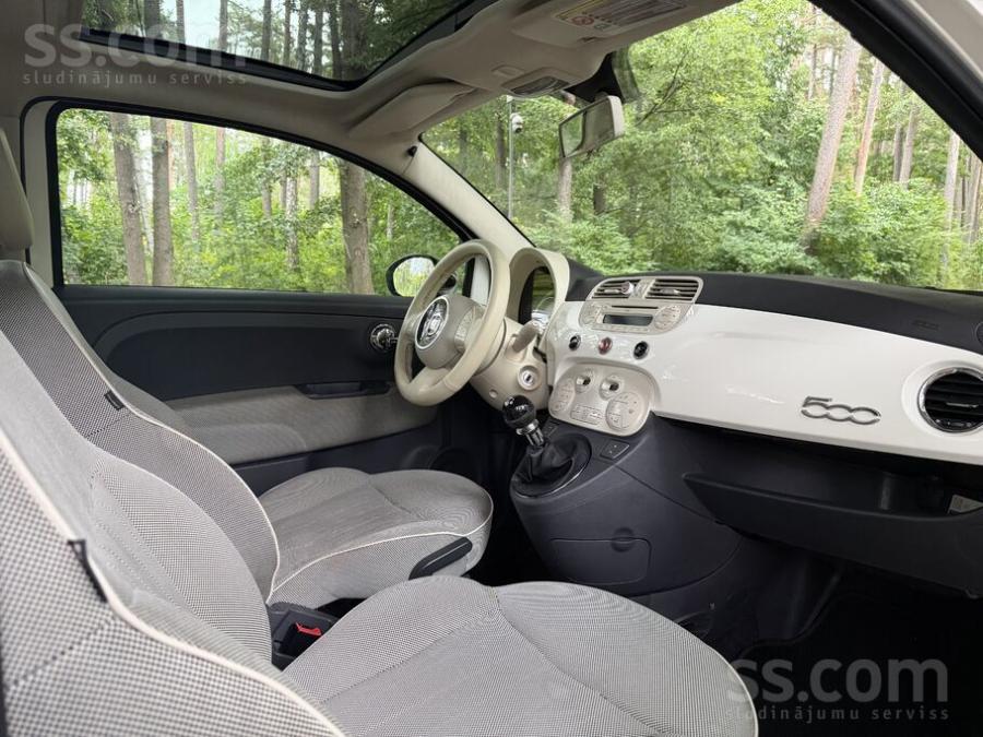 Balts Fiat 500 2008 Jūrmala, ar dzinēja tilpumu 1.40 L un nobraukumu 196 tūkst. km par 2200 €, foto 12 vietnē AUTOMOTO.COM.LV