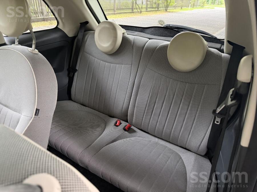 Balts Fiat 500 2008 Jūrmala, ar dzinēja tilpumu 1.40 L un nobraukumu 196 tūkst. km par 2200 €, foto 14 vietnē AUTOMOTO.COM.LV