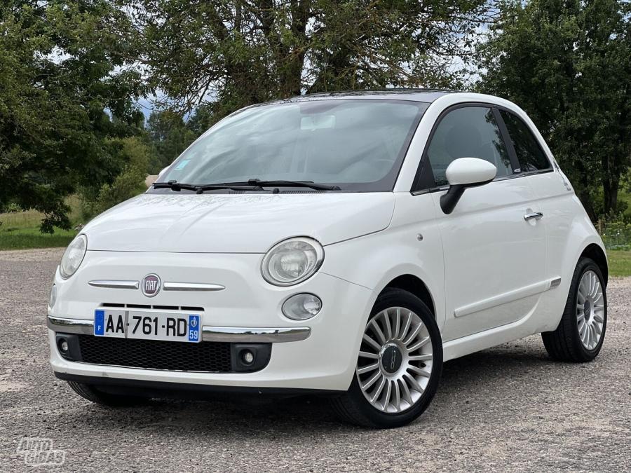 Balts Fiat 500 2009 Utena, ar dzinēja tilpumu 1.30 L un nobraukumu 196 tūkst. km par 2920 €, foto 1 vietnē AUTOMOTO.COM.LV