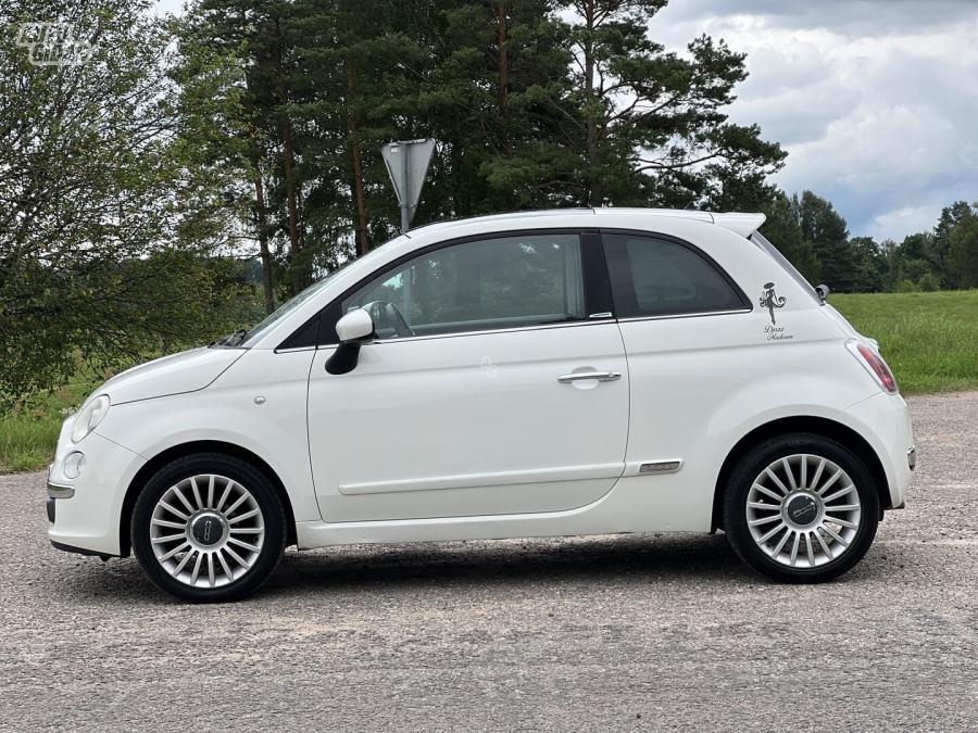 Balts Fiat 500 2009 Utena, ar dzinēja tilpumu 1.30 L un nobraukumu 196 tūkst. km par 2920 €, foto 7 vietnē AUTOMOTO.COM.LV