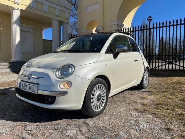 White Fiat 500 2009 in Tallinn, with an engine capacity of 1.40 L and mileage of 142 thousand km for 3899 €, photo 2 on AUTOMOTO.COM.LV