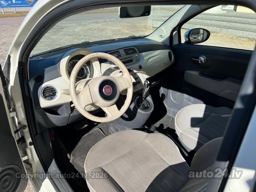 Balts Fiat 500 2009 Tallina, ar dzinēja tilpumu 1.40 L un nobraukumu 142 tūkst. km par 3899 €, foto 7 vietnē AUTOMOTO.COM.LV