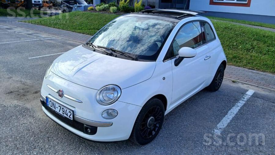 White Fiat 500 2009 in Cesis, with an engine capacity of 1.20 L and mileage of 232 thousand km for 2900 €, photo 5 on AUTOMOTO.COM.LV