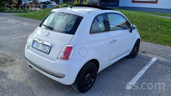 White Fiat 500 2009 in Cesis, with an engine capacity of 1.20 L and mileage of 232 thousand km for 2900 €, photo 7 on AUTOMOTO.COM.LV