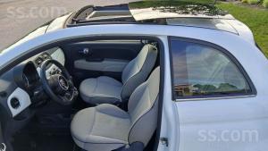White Fiat 500 2009 in Cesis, with an engine capacity of 1.20 L and mileage of 232 thousand km for 2900 €, photo 13 on AUTOMOTO.COM.LV