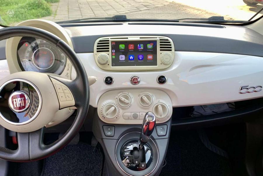 Balts Fiat 500 2009 Viļņa, ar dzinēja tilpumu 1.24 L un nobraukumu 181 tūkst. km par 3000 €, foto 9 vietnē AUTOMOTO.COM.LV