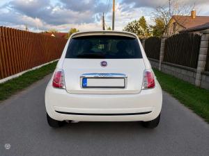 White Fiat 500 2009 in Vilnius, with an engine capacity of 1.20 L and mileage of 123 thousand km for 3999 €, photo 5 on AUTOMOTO.COM.LV