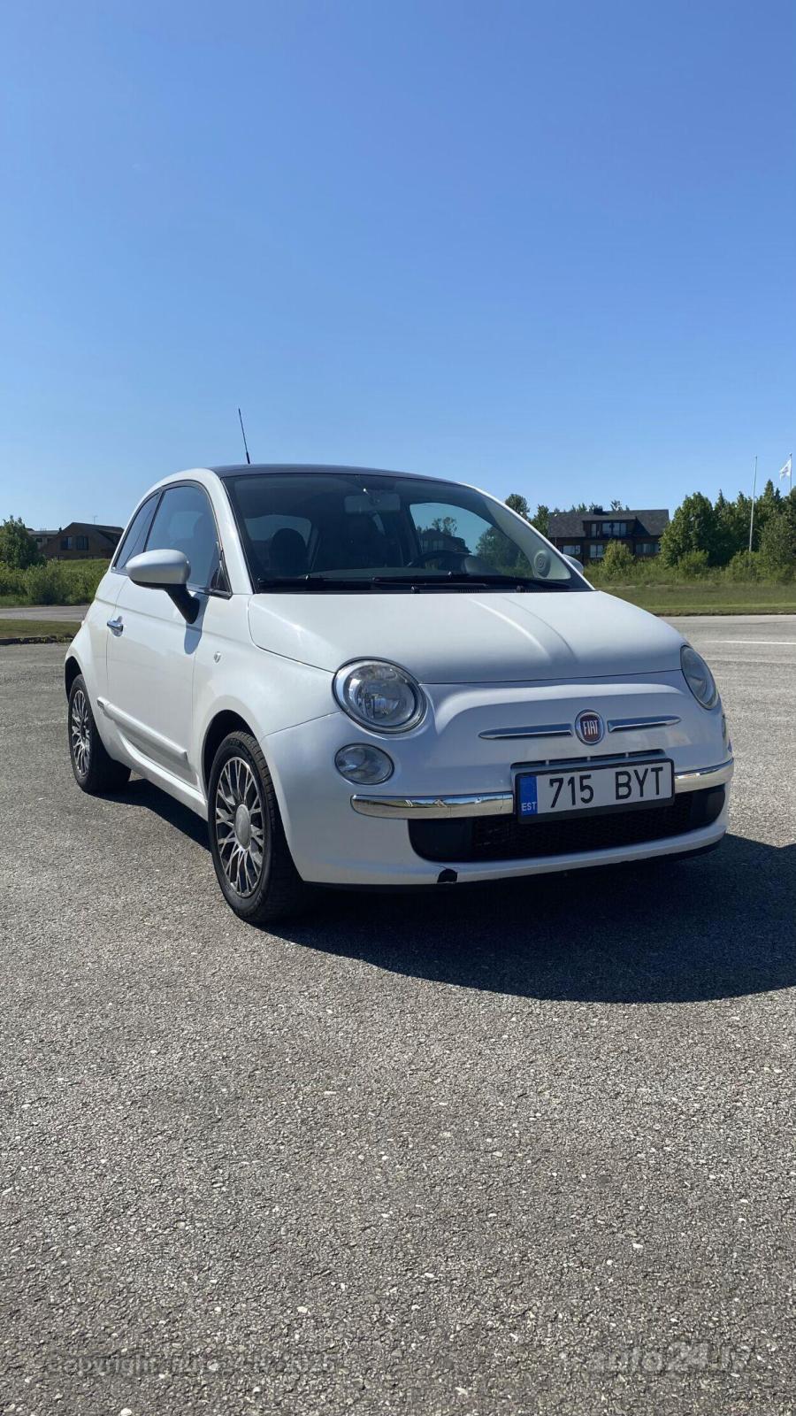 White Fiat 500 2010 in Parnu, with an engine capacity of 1.20 L and mileage of 144 thousand km for 2599 €, photo 1 on AUTOMOTO.COM.LV