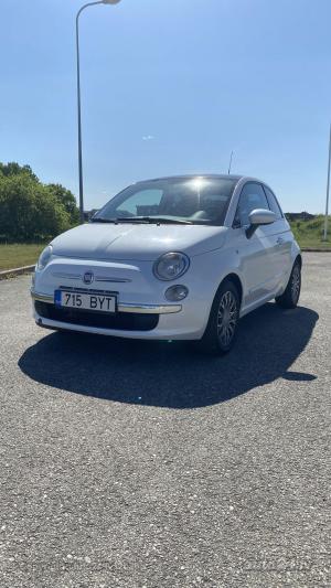 White Fiat 500 2010 in Parnu, with an engine capacity of 1.20 L and mileage of 144 thousand km for 2599 €, photo 2 on AUTOMOTO.COM.LV