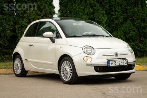 Balts Fiat 500 2011 Jelgava, ar dzinēja tilpumu 1.20 L un nobraukumu 341 tūkst. km par 2800 €, foto  vietnē AUTOMOTO.COM.LV