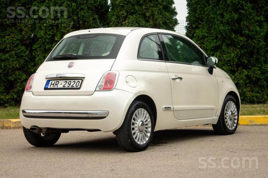 Balts Fiat 500 2011 Jelgava, ar dzinēja tilpumu 1.20 L un nobraukumu 341 tūkst. km par 2800 €, foto 7 vietnē AUTOMOTO.COM.LV