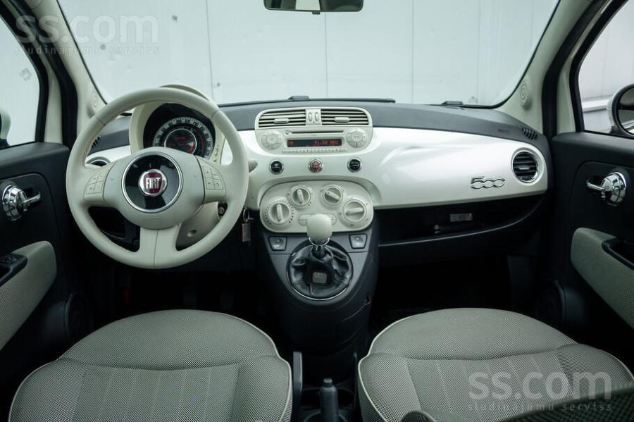Balts Fiat 500 2011 Jelgava, ar dzinēja tilpumu 1.20 L un nobraukumu 341 tūkst. km par 2800 €, foto 12 vietnē AUTOMOTO.COM.LV