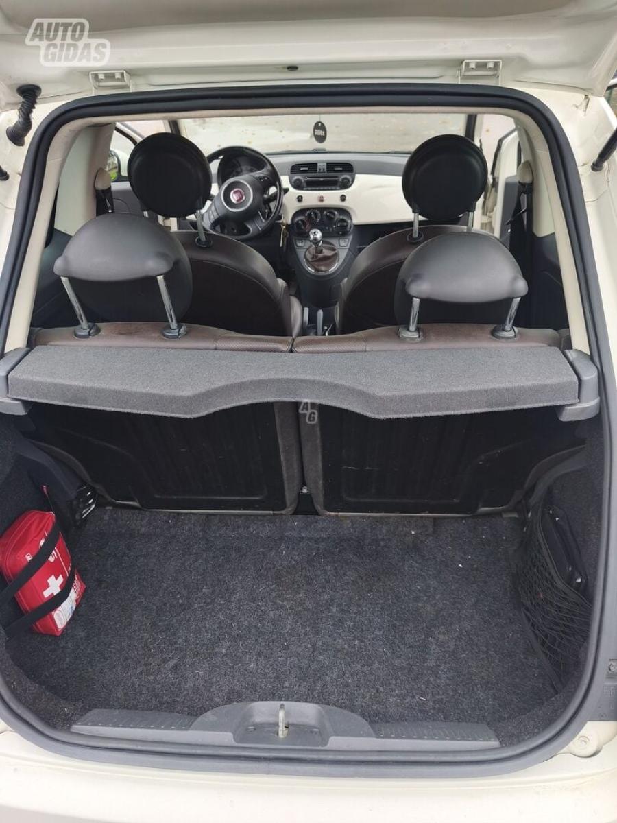 Balts Fiat 500 2011 Panevēža, ar dzinēja tilpumu 1.20 L un nobraukumu 108 tūkst. km par 2350 €, foto 10 vietnē AUTOMOTO.COM.LV