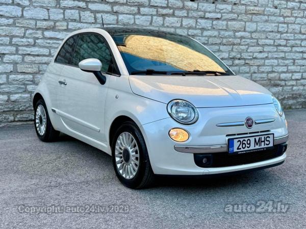 White Fiat 500 2012 in Tallinn, with an engine capacity of 1.20 L and mileage of 85 thousand km for 5700 €, photo 4 on AUTOMOTO.COM.LV