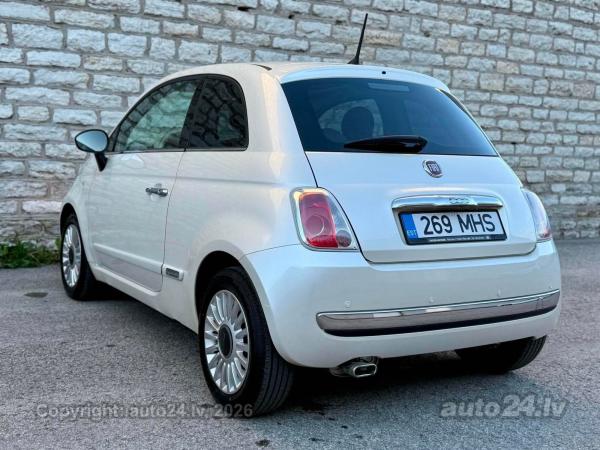 White Fiat 500 2012 in Tallinn, with an engine capacity of 1.20 L and mileage of 85 thousand km for 5700 €, photo 8 on AUTOMOTO.COM.LV