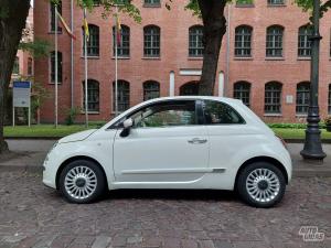 Balts Fiat 500 2012 Klaipėda, ar dzinēja tilpumu 1.20 L un nobraukumu 168 tūkst. km par 3500 €, foto  vietnē AUTOMOTO.COM.LV