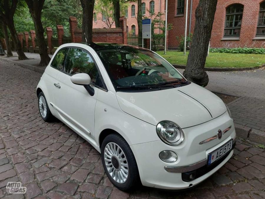 Balts Fiat 500 2012 Klaipėda, ar dzinēja tilpumu 1.20 L un nobraukumu 168 tūkst. km par 3500 €, foto 5 vietnē AUTOMOTO.COM.LV