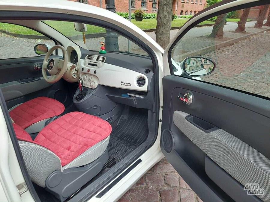 Balts Fiat 500 2012 Klaipėda, ar dzinēja tilpumu 1.20 L un nobraukumu 168 tūkst. km par 3500 €, foto 17 vietnē AUTOMOTO.COM.LV