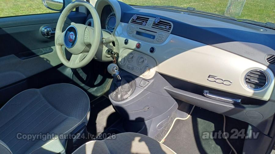 White Fiat 500 2013 in Tallinn, with an engine capacity of 1.20 L and mileage of 141 thousand km for 3750 €, photo 7 on AUTOMOTO.COM.LV