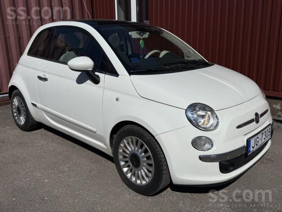 Balts Fiat 500 2013 Liepāja, ar dzinēja tilpumu 1.20 L un nobraukumu 181 tūkst. km par 1950 €, foto 1 vietnē AUTOMOTO.COM.LV