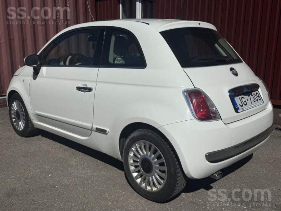 Balts Fiat 500 2013 Liepāja, ar dzinēja tilpumu 1.20 L un nobraukumu 181 tūkst. km par 1950 €, foto 3 vietnē AUTOMOTO.COM.LV