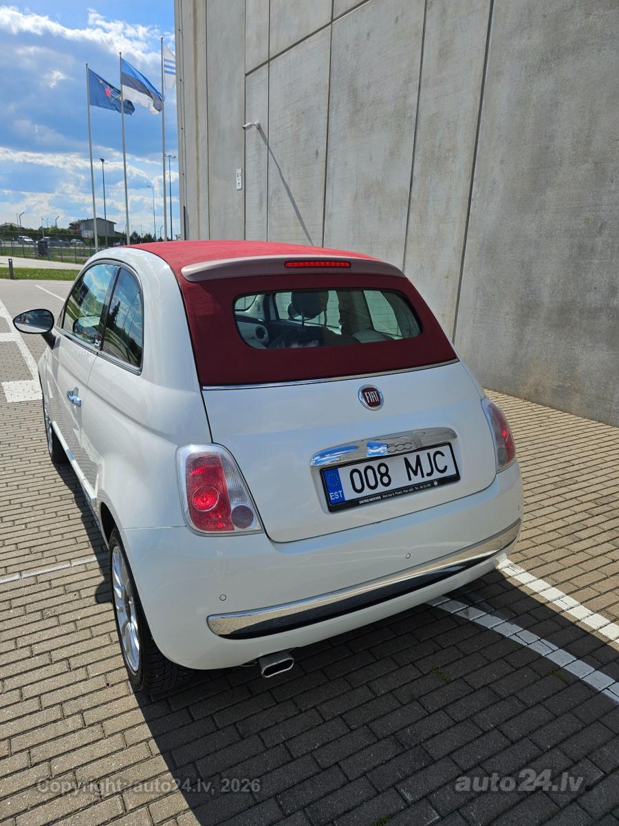 Balts Fiat 500 2013 Tallina, ar dzinēja tilpumu 1.20 L un nobraukumu 78 tūkst. km par 3900 €, foto 4 vietnē AUTOMOTO.COM.LV