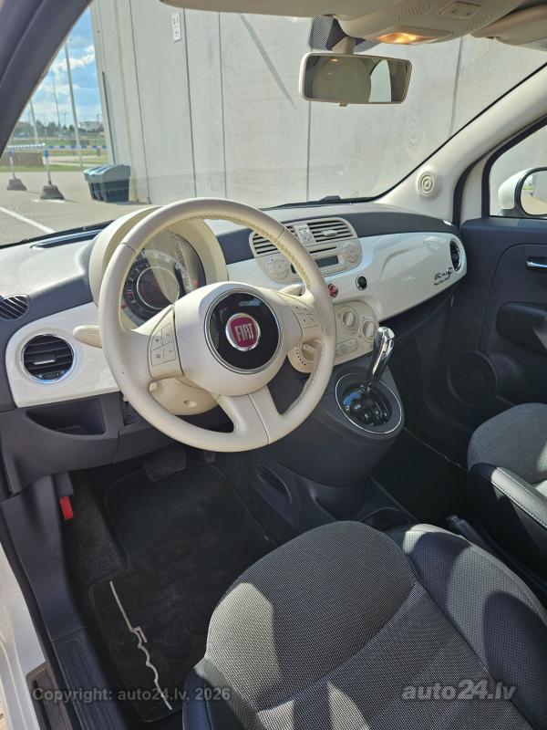 White Fiat 500 2013 in Tallinn, with an engine capacity of 1.20 L and mileage of 78 thousand km for 3900 €, photo 6 on AUTOMOTO.COM.LV