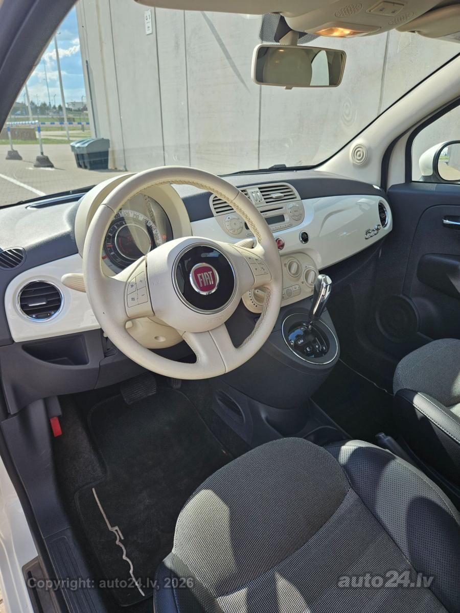 Balts Fiat 500 2013 Tallina, ar dzinēja tilpumu 1.20 L un nobraukumu 78 tūkst. km par 3900 €, foto 7 vietnē AUTOMOTO.COM.LV