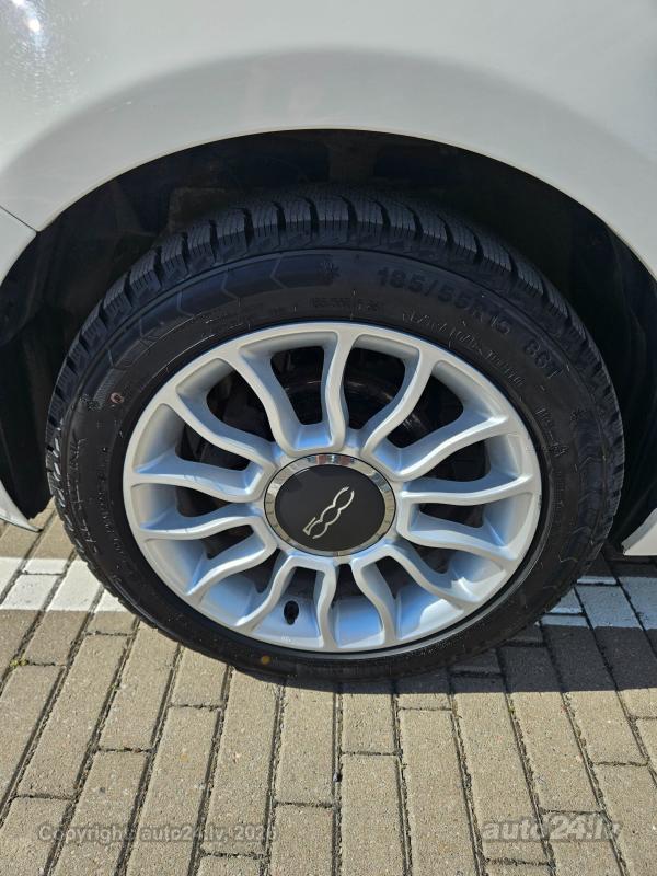 White Fiat 500 2013 in Tallinn, with an engine capacity of 1.20 L and mileage of 78 thousand km for 3900 €, photo 7 on AUTOMOTO.COM.LV
