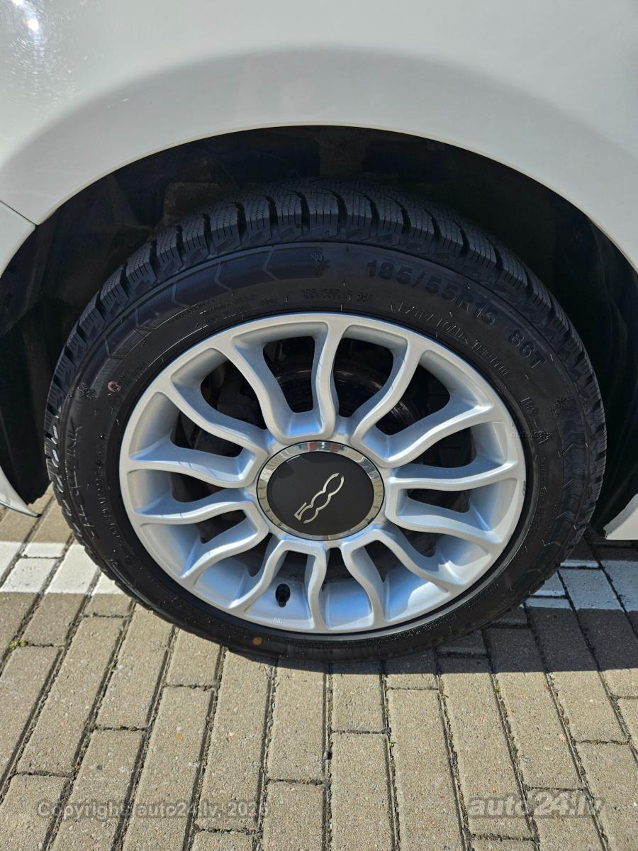 Balts Fiat 500 2013 Tallina, ar dzinēja tilpumu 1.20 L un nobraukumu 78 tūkst. km par 3900 €, foto 8 vietnē AUTOMOTO.COM.LV
