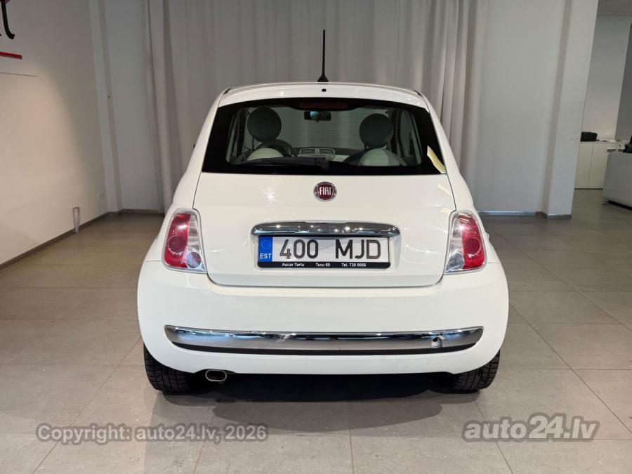 Balts Fiat 500 2013 Tallina, ar dzinēja tilpumu 1.20 L un nobraukumu 53 tūkst. km par 6990 €, foto 7 vietnē AUTOMOTO.COM.LV