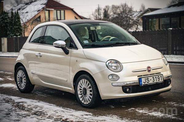Balts Fiat 500 2014 Rīga, ar dzinēja tilpumu 1.20 L un nobraukumu 0 tūkst. km par 4990 €, foto 3 vietnē AUTOMOTO.COM.LV
