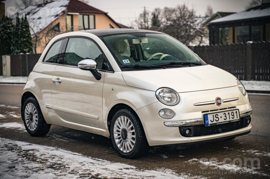 Balts Fiat 500 2014 Rīga, ar dzinēja tilpumu 1.20 L un nobraukumu 0 tūkst. km par 4990 €, foto 3 vietnē AUTOMOTO.COM.LV