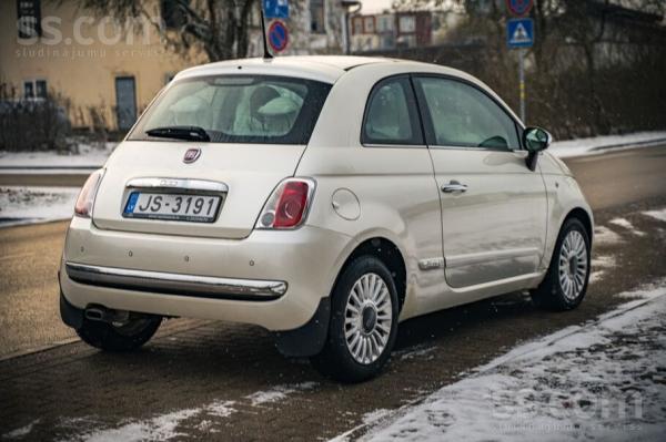 Balts Fiat 500 2014 Rīga, ar dzinēja tilpumu 1.20 L un nobraukumu 0 tūkst. km par 4990 €, foto 4 vietnē AUTOMOTO.COM.LV