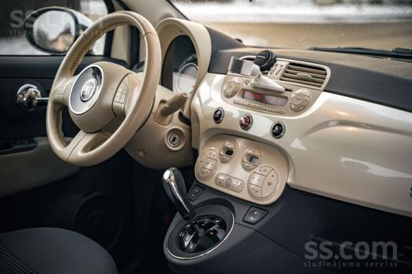 Balts Fiat 500 2014 Rīga, ar dzinēja tilpumu 1.20 L un nobraukumu 0 tūkst. km par 4990 €, foto 8 vietnē AUTOMOTO.COM.LV