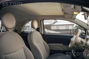 White Fiat 500 2014 in Riga, with an engine capacity of 1.20 L and mileage of 0 thousand km for 4990 €, photo 10 on AUTOMOTO.COM.LV