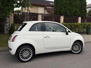 White Fiat 500 2014 in Vilnius, with an engine capacity of 1.20 L and mileage of 130 thousand km for 4450 €, photo 9 on AUTOMOTO.COM.LV