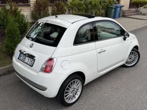 White Fiat 500 2014 in Vilnius, with an engine capacity of 1.20 L and mileage of 130 thousand km for 4450 €, photo 10 on AUTOMOTO.COM.LV