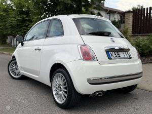White Fiat 500 2014 in Vilnius, with an engine capacity of 1.20 L and mileage of 130 thousand km for 4450 €, photo 15 on AUTOMOTO.COM.LV