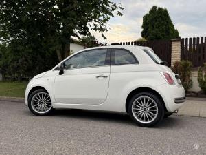 White Fiat 500 2014 in Vilnius, with an engine capacity of 1.20 L and mileage of 130 thousand km for 4450 €, photo 16 on AUTOMOTO.COM.LV