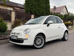 White Fiat 500 2014 in Vilnius, with an engine capacity of 1.20 L and mileage of 130 thousand km for 4450 €, photo 20 on AUTOMOTO.COM.LV