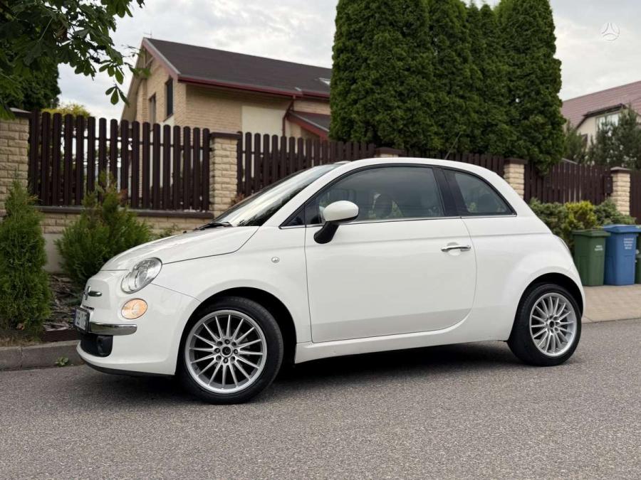 White Fiat 500 2014 in Vilnius, with an engine capacity of 1.20 L and mileage of 130 thousand km for 4450 €, photo 21 on AUTOMOTO.COM.LV