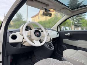 White Fiat 500 2014 in Vilnius, with an engine capacity of 1.20 L and mileage of 130 thousand km for 4450 €, photo 25 on AUTOMOTO.COM.LV