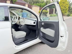 White Fiat 500 2014 in Vilnius, with an engine capacity of 1.20 L and mileage of 130 thousand km for 4450 €, photo 27 on AUTOMOTO.COM.LV