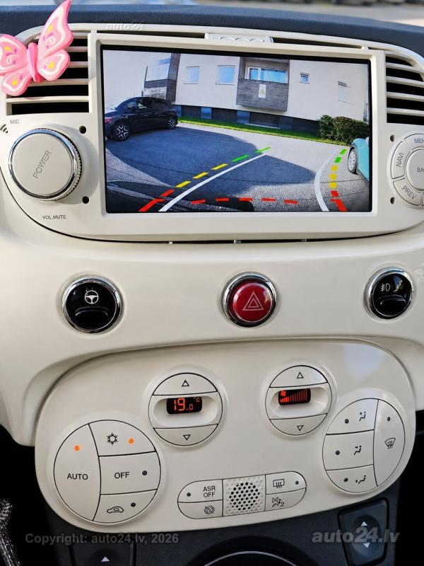 Balts Fiat 500 2014 Tallina, ar dzinēja tilpumu 1.20 L un nobraukumu 110 tūkst. km par 8900 €, foto 7 vietnē AUTOMOTO.COM.LV
