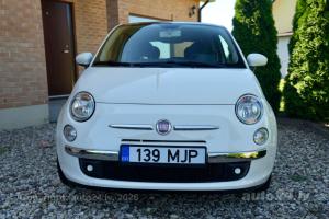 White Fiat 500 2014 in Tallinn, with an engine capacity of 1.20 L and mileage of 129 thousand km for 6200 €, photo  on AUTOMOTO.COM.LV